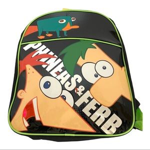 Disney | Accessories | Phineas And Ferb Kids Backpack | Poshmark